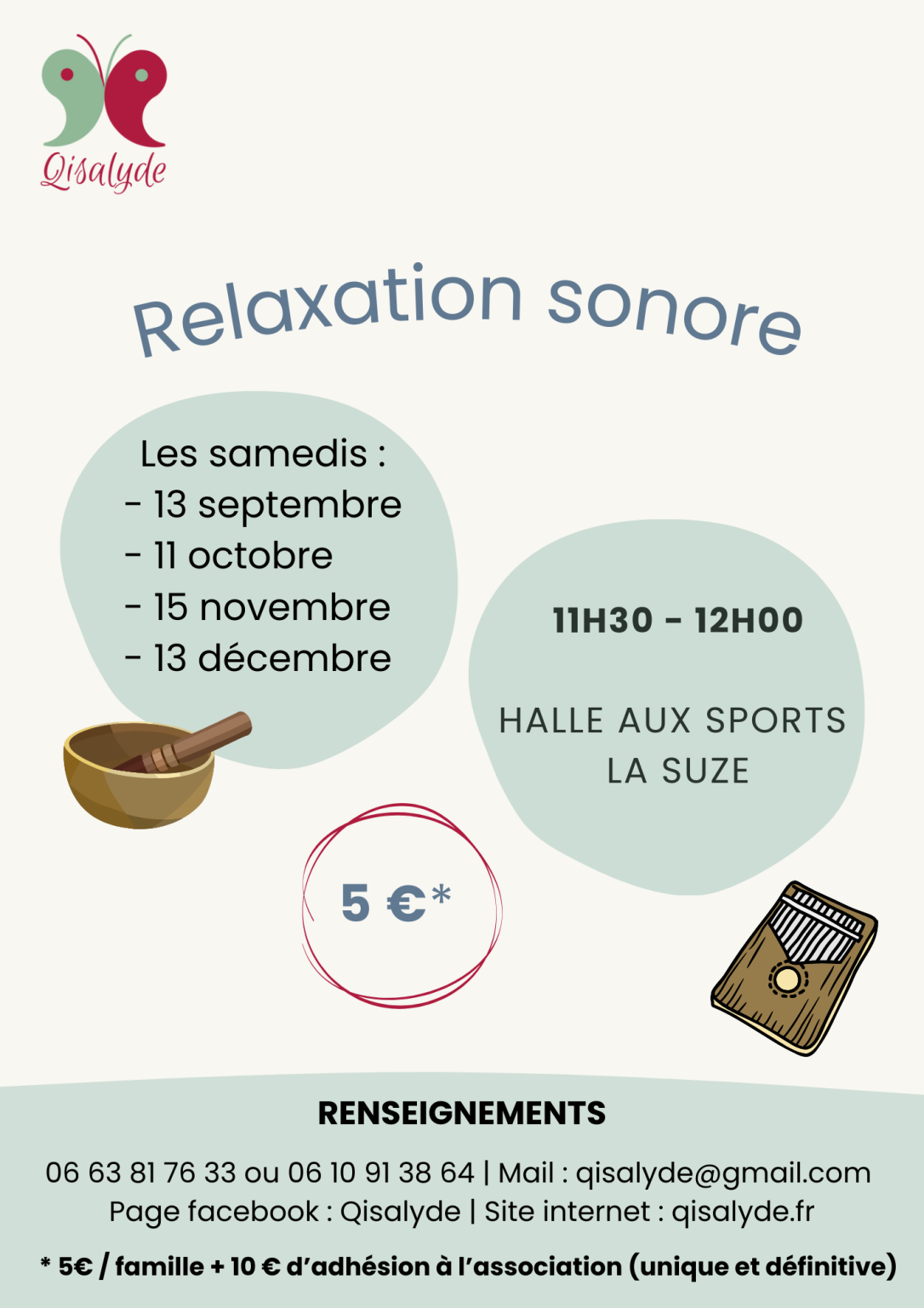 Relaxation sonore - La Suze sur Sarthe